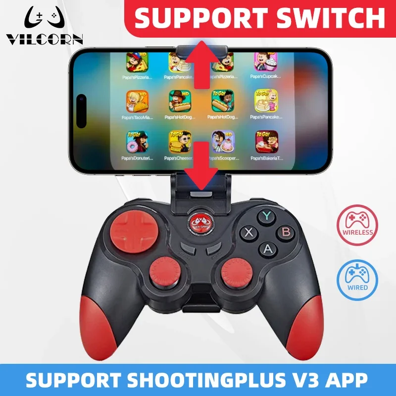 Wireless Phone Gamepad For IOS Android NS Switch Joystick For Minecraft ...
