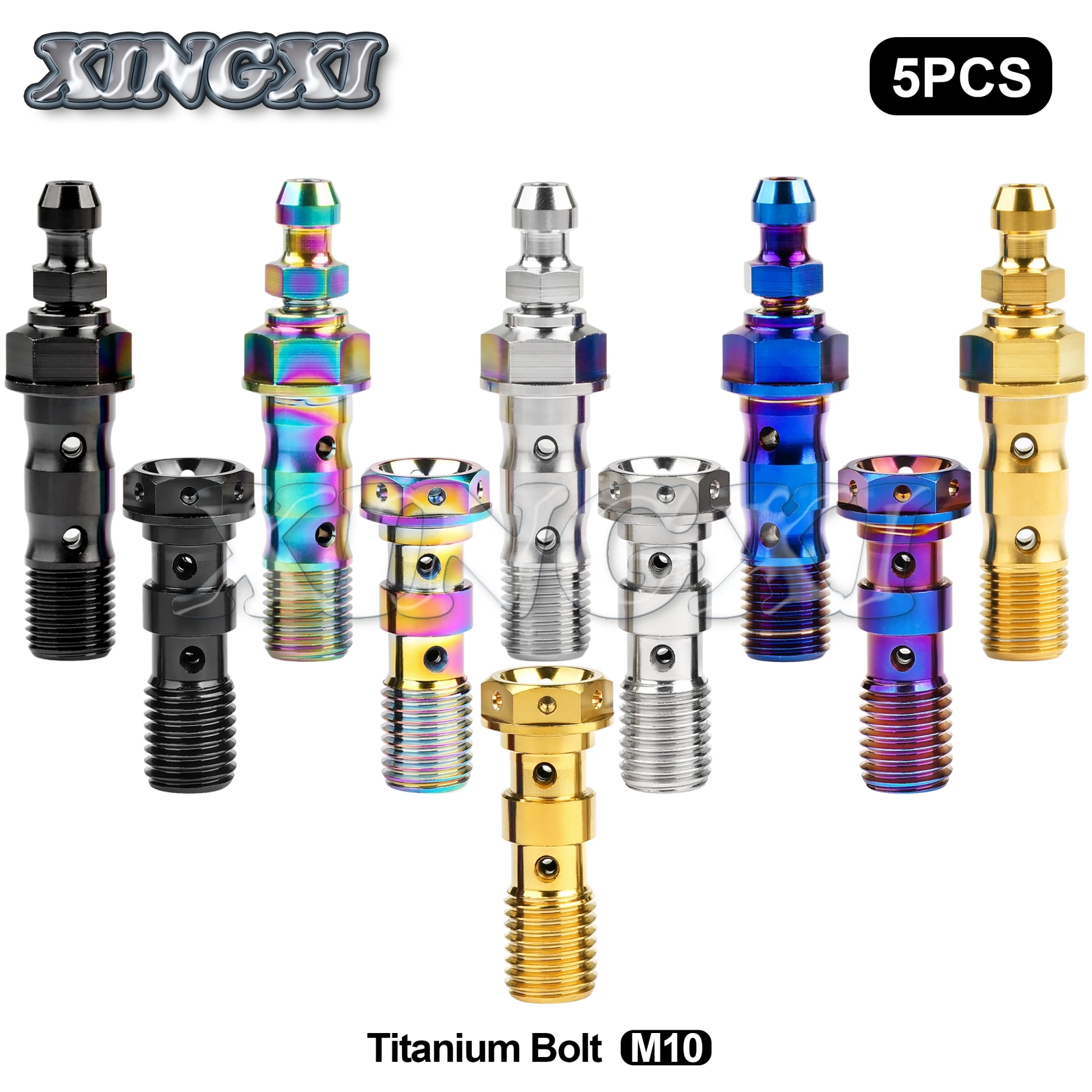 Xingxi-Titanium-Banjo-Bolt-M10-Pitch-1-0-1-25-Flange-oil-pipe-Double ...