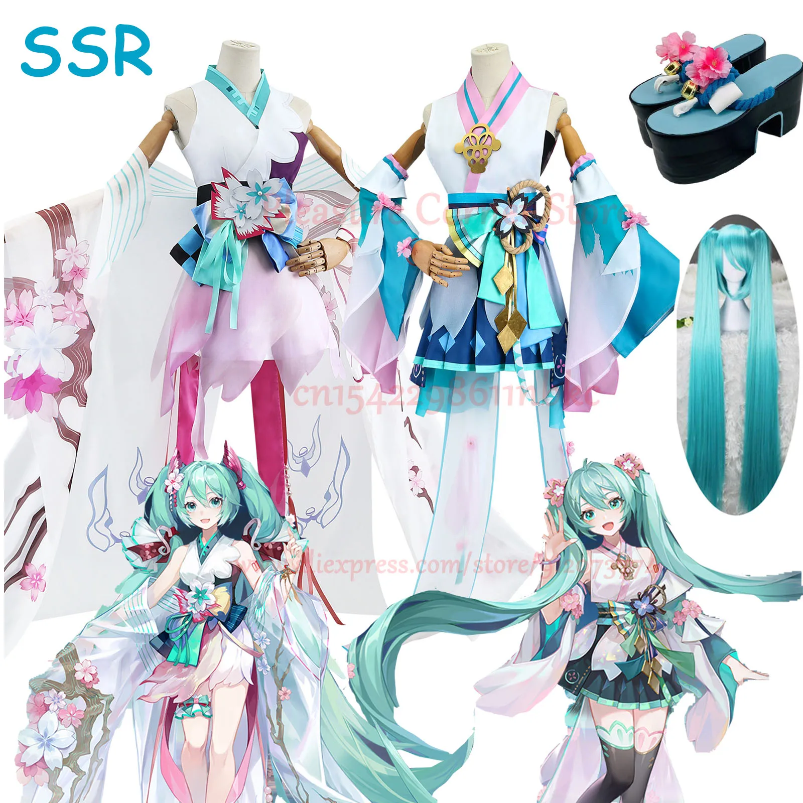 New-2-Style-Miku-Cosplay-Costume-Game-Onmyoji-X-MIKU-Linkage-SSR-Full ...