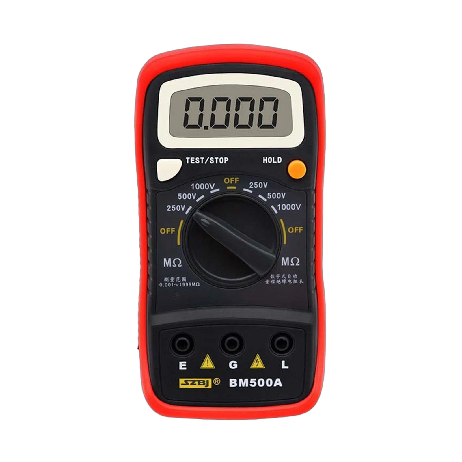 BM500A 1000V 1999M Digital Insulation Resistance Tester Meter ...