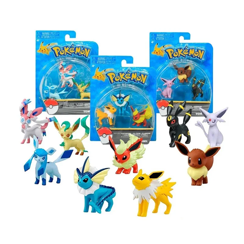 Toy Pokemon Eevee Evolutions Figuras Brinquedo Coleção Especial Original