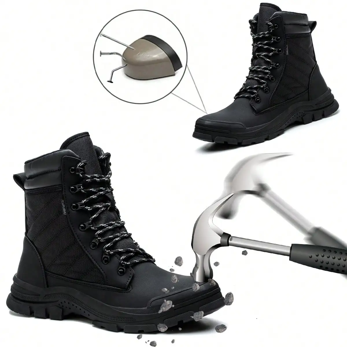 High-Top-Security-Protection-Work-Safety-Shoes-Wearable-Safety-Shoes ...