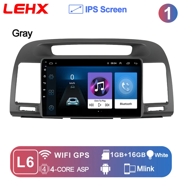 LEHX L6Pro 8Core Qled 5G Car Radio Android 11 Auto For Toyota Camry 5 XV 30 2001-2006 Multimedia ...