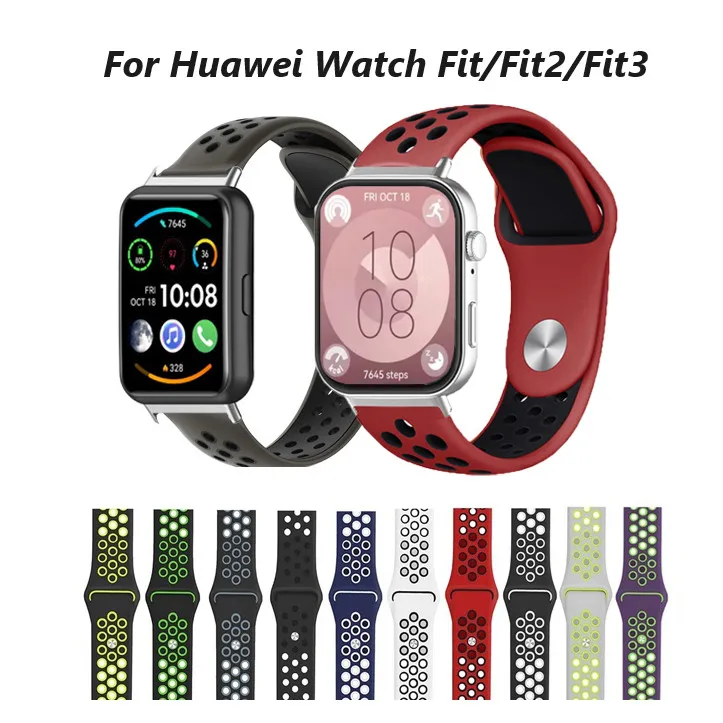 Silicone watch Band Strap for Huawei Watch Fit 2 3 4/ Fit New /SE ...