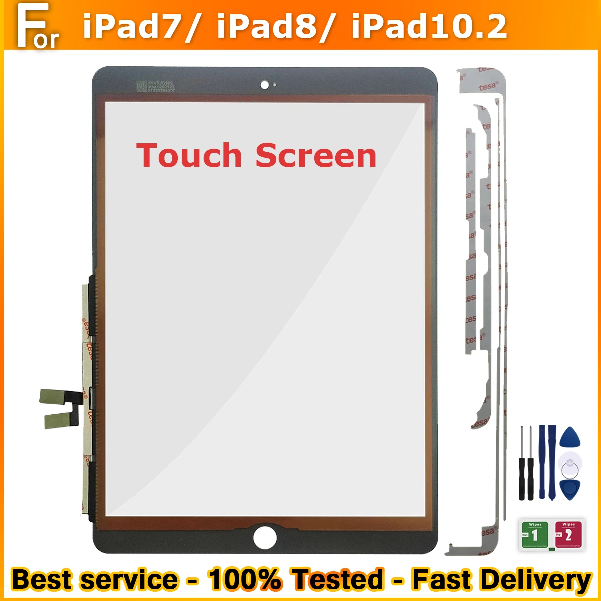 New 10.2" Touch For iPad 10.2/iPad 7 2019 7th Gen/iPad 8 2020 8th Gen A2197 A2198 A2200/A2428 ...
