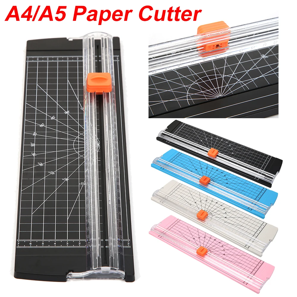 A4-A5-Paper-Cutting-Guillotine-Paper-Cutter-with-Pull-out-Ruler-for ...