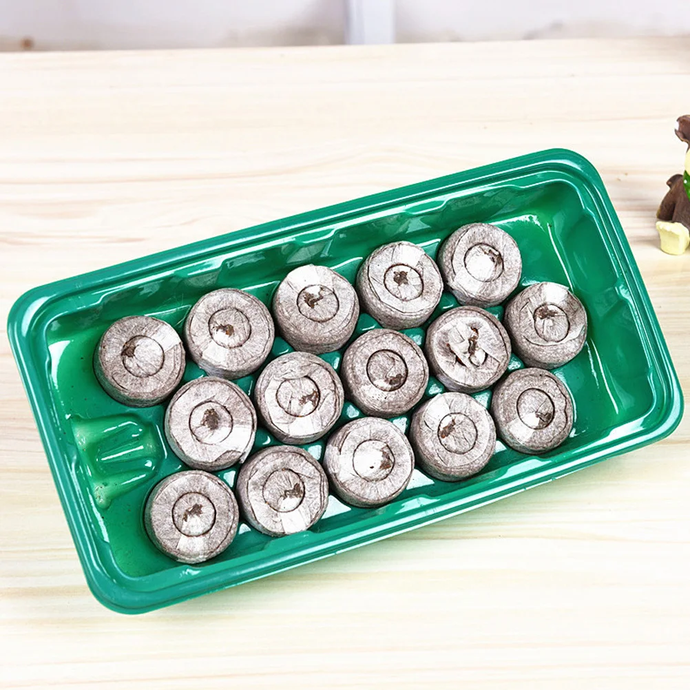 30Pcs Nutrient Soil Block Compressed Peat Pellets for Plant Nursery ...