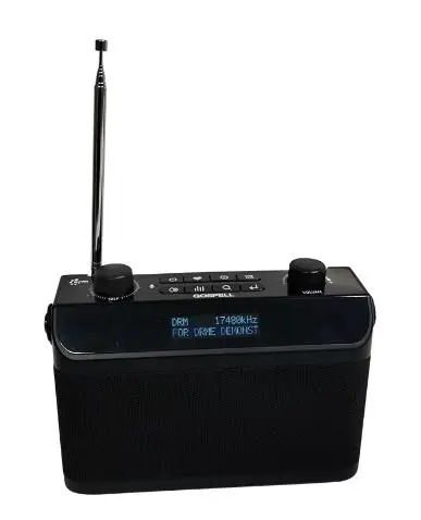 Internet Radio Gospell 228 Portable Digital Radio Mondiale (DRM) Radio ...