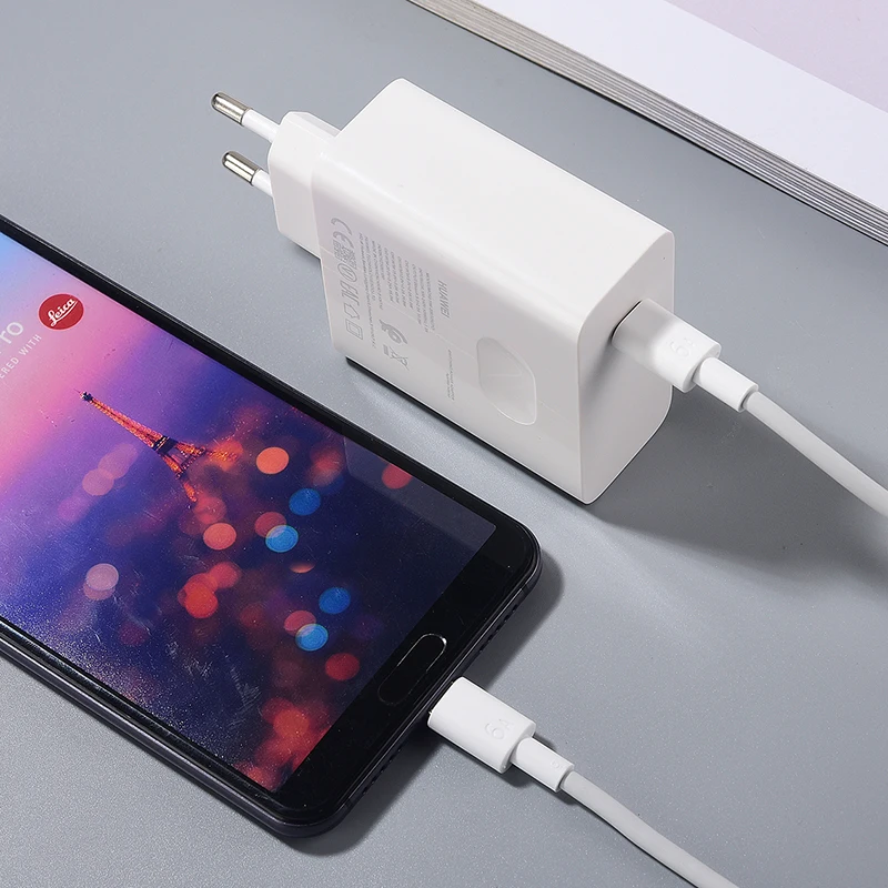 65W Original HUAWEI USB-C Fast Charger 20V 3.25A Fast Charging EU Plug ...