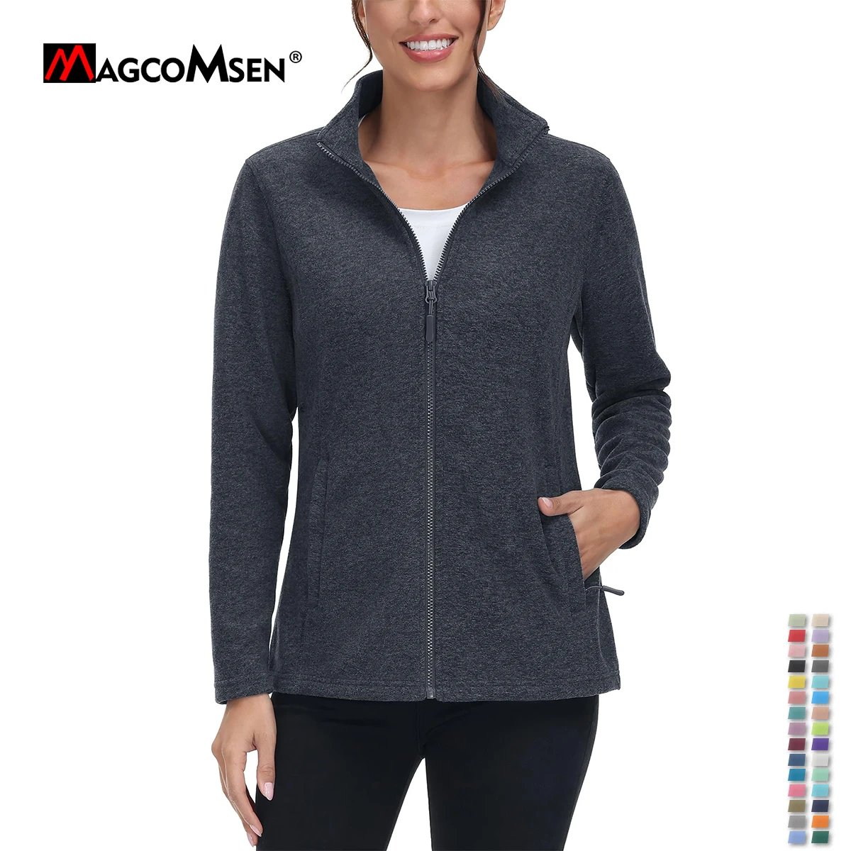 MAGCOMSEN-Lightweight-Women-s-Fleece-Jackets-Womens-Athletic-Warm ...