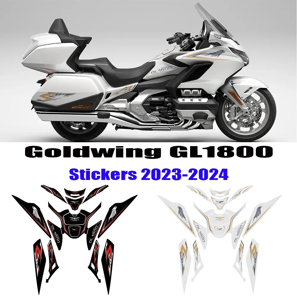 For-Honda-Goldwing-GL1800-2023-2024-Motorcycle-Stickers-Tank-Sticker ...