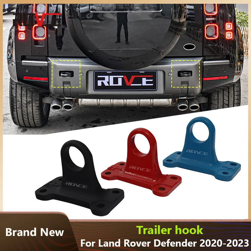 ROVCE-Aluminum-Alloy-Car-Tow-Hook-Bumper-Tow-Trailer-Tow-Hook-For-Land ...