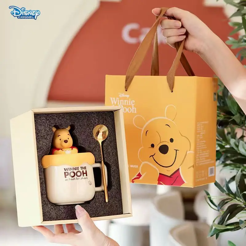 Disney-cute-Winnie-the-Pooh-Mug-Ceramic-Mug-Gift-Strawberry-Bear-Couple ...