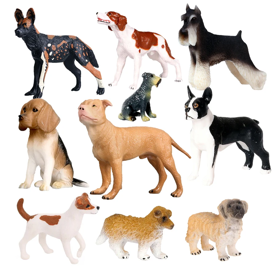 Simulation-Farm-Animals-Playsets-Lovely-Deerhound-Dog-Figurines-Beagle ...
