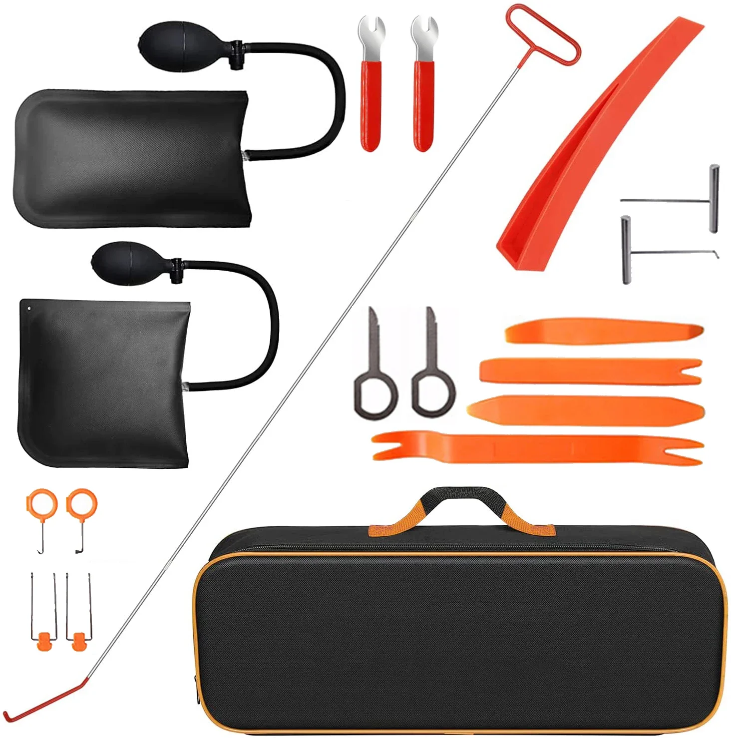 Car-Door-Opener-Kit-Professional-Long-Reach-Tool-Air-Wedge-Bag-Pump-Non ...