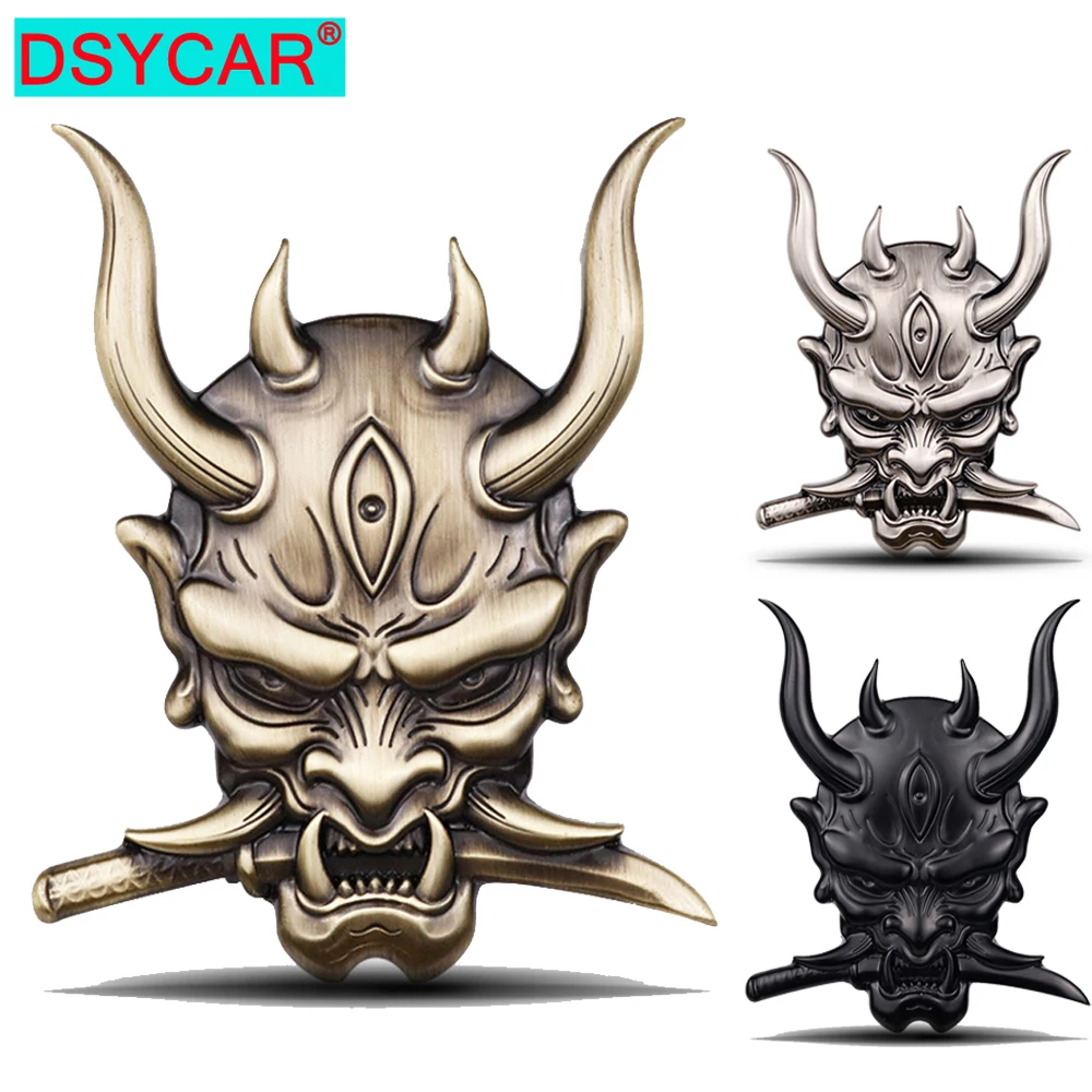DSYCAR 1Pcs Metal Warrior Car Side/Rear/Front Decorations Badge Emblem ...