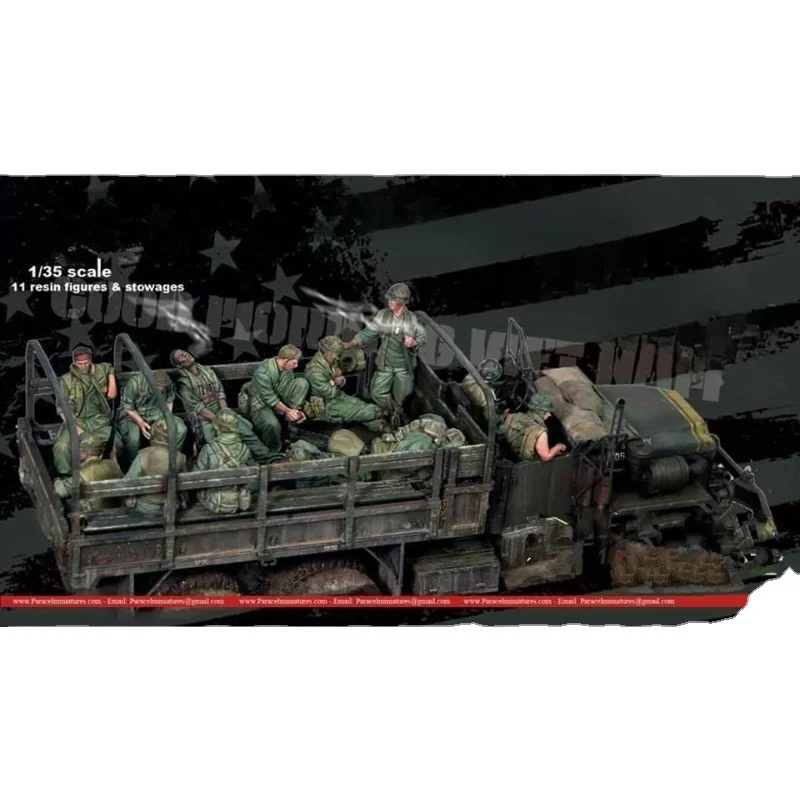 1-35-Scale-Die-Cast-Resin-Figure-Model-Assembly-Kit-Model-11-Resin-Toy ...