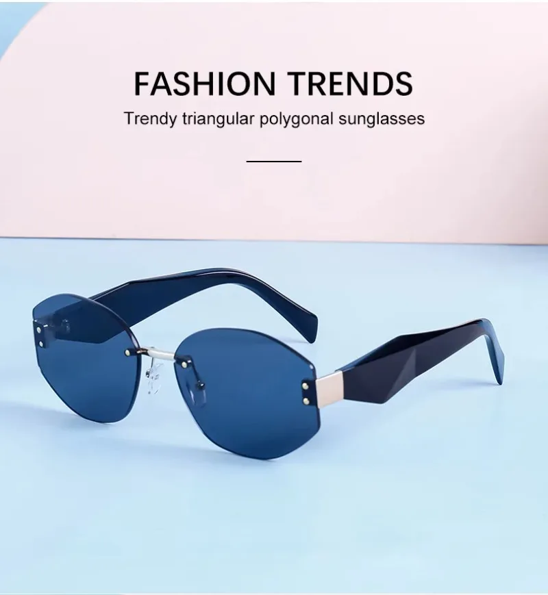 Luxury-Trendy-Product-Women-Round-Sunglasses-Personalized-Polygonal ...