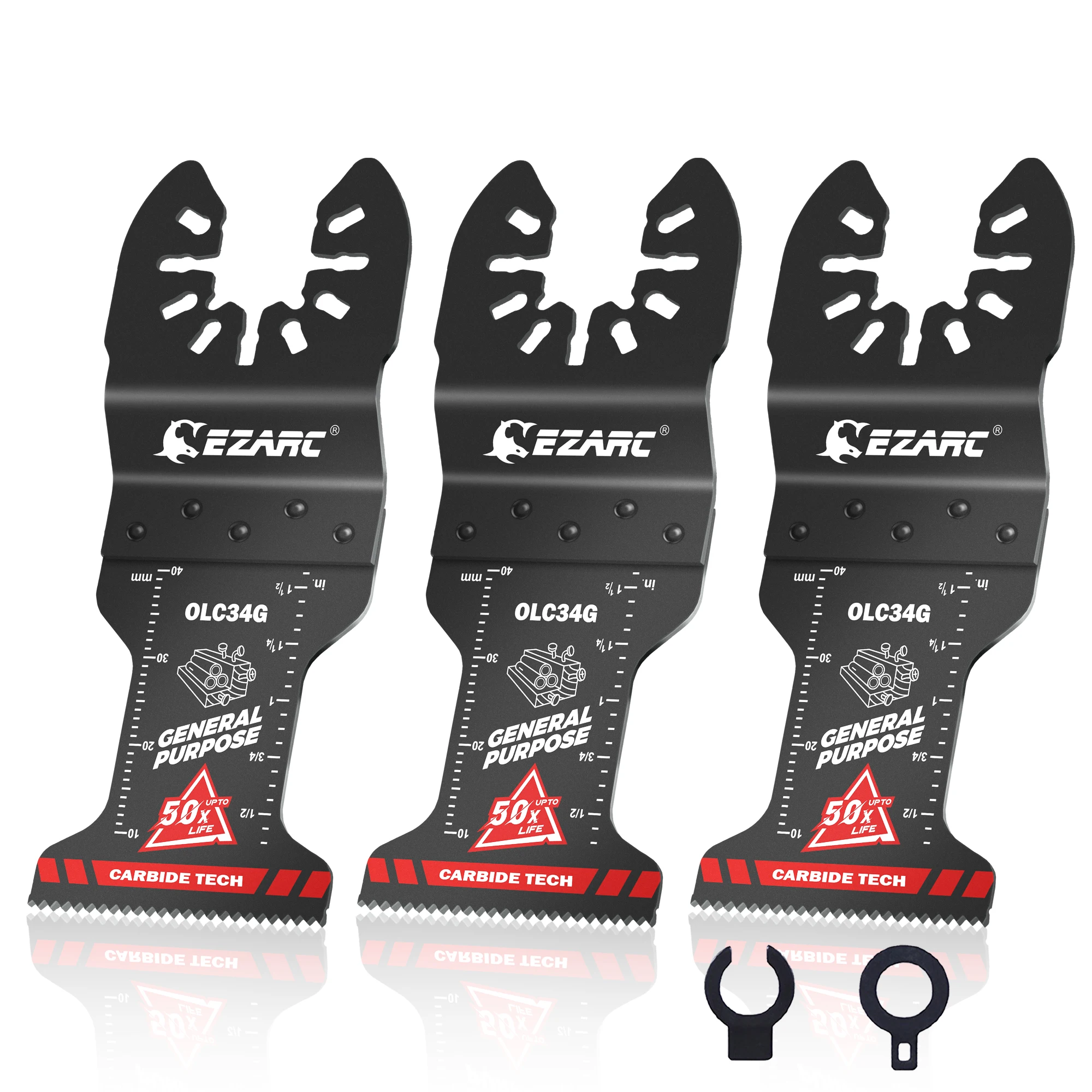 EZARC-Carbide-Oscillating-Saw-Blades-General-Purpose-Multitool-Blades ...
