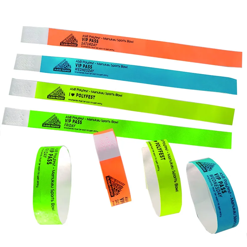 Custom-Waterproof-ID-Arm-Band-Events-Tyvek-Bracelets-Festival-Paper ...