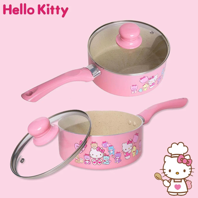 Hello-Kitty-Frying-Pan-Cute-Milk-Pan-Household-Non-stick-Pan-Cooking ...