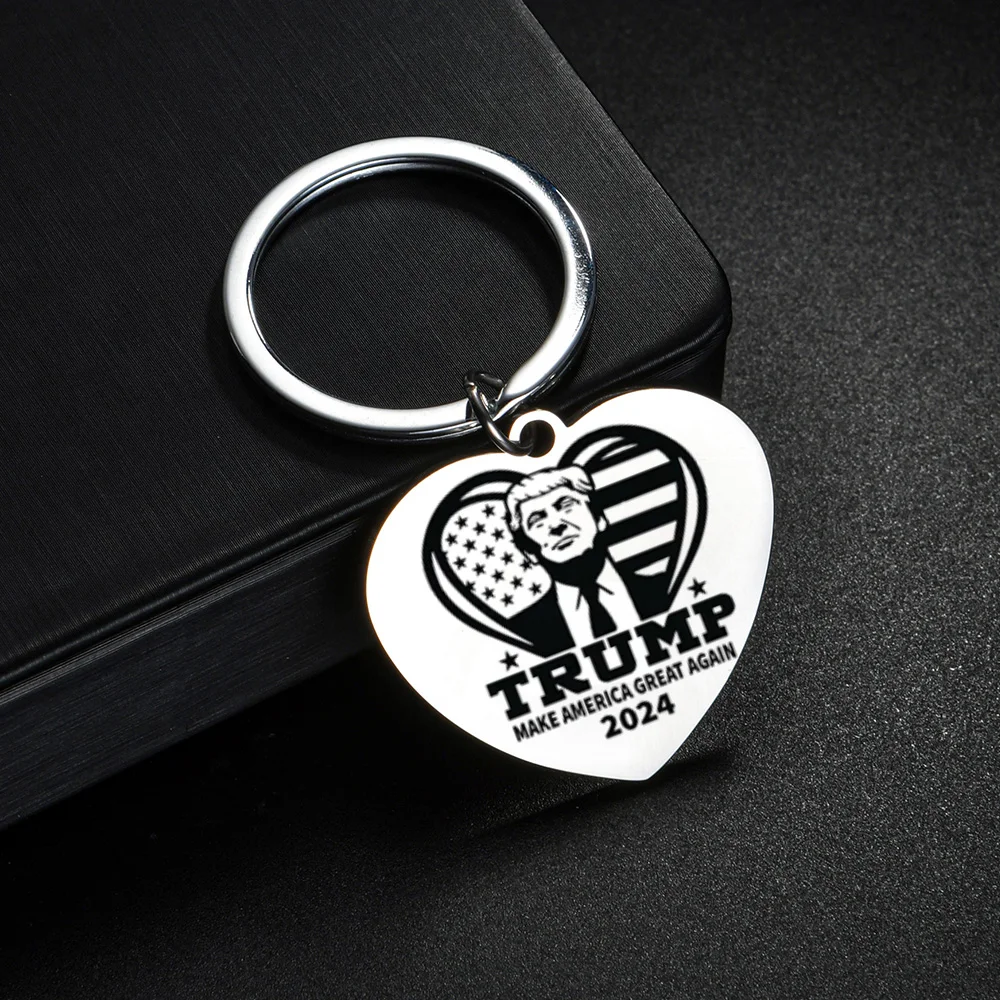 Personalized-Custom-Fight-Donald-Trump-Photo-Keychain-Engrave-Name ...