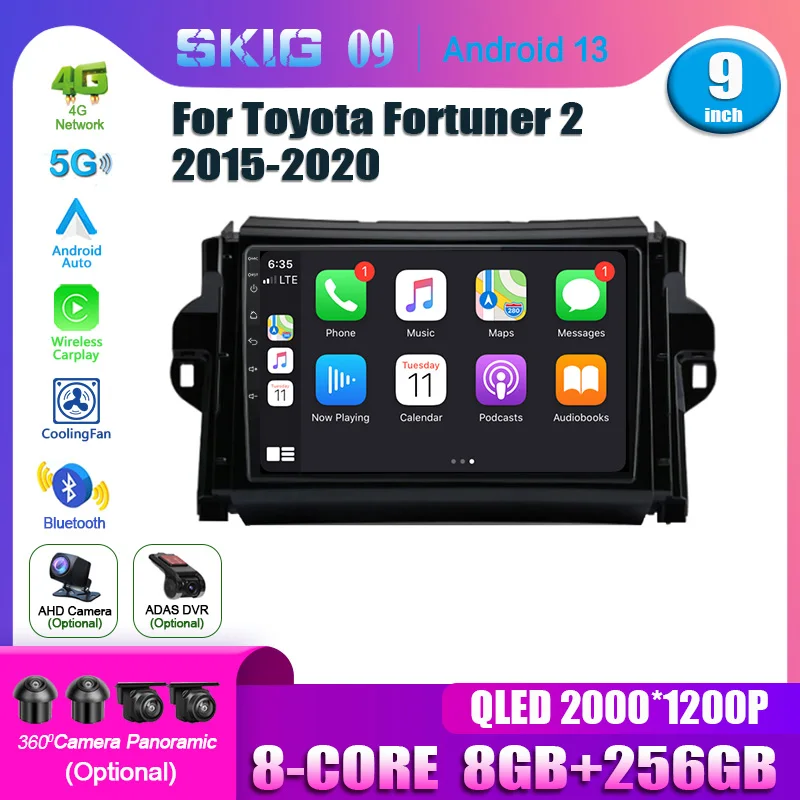 Android-13-Tesla-Screen-For-Toyota-Fortuner-2-2015-2020-Car-Radio ...