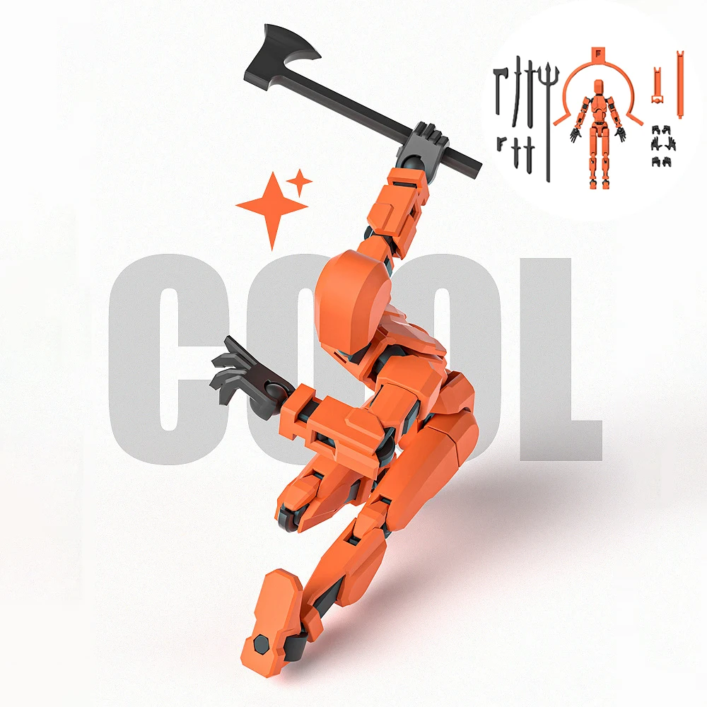 Multi-Jointed-Movable-Shapeshift-Robot-Action-Figure-3D-Printed-with ...