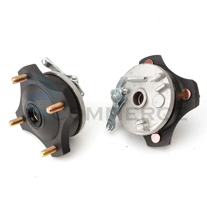 Left/Right 110mm*4 Stud Brake Drum Wheel Hub For 110cc 125cc 150cc ATV ...
