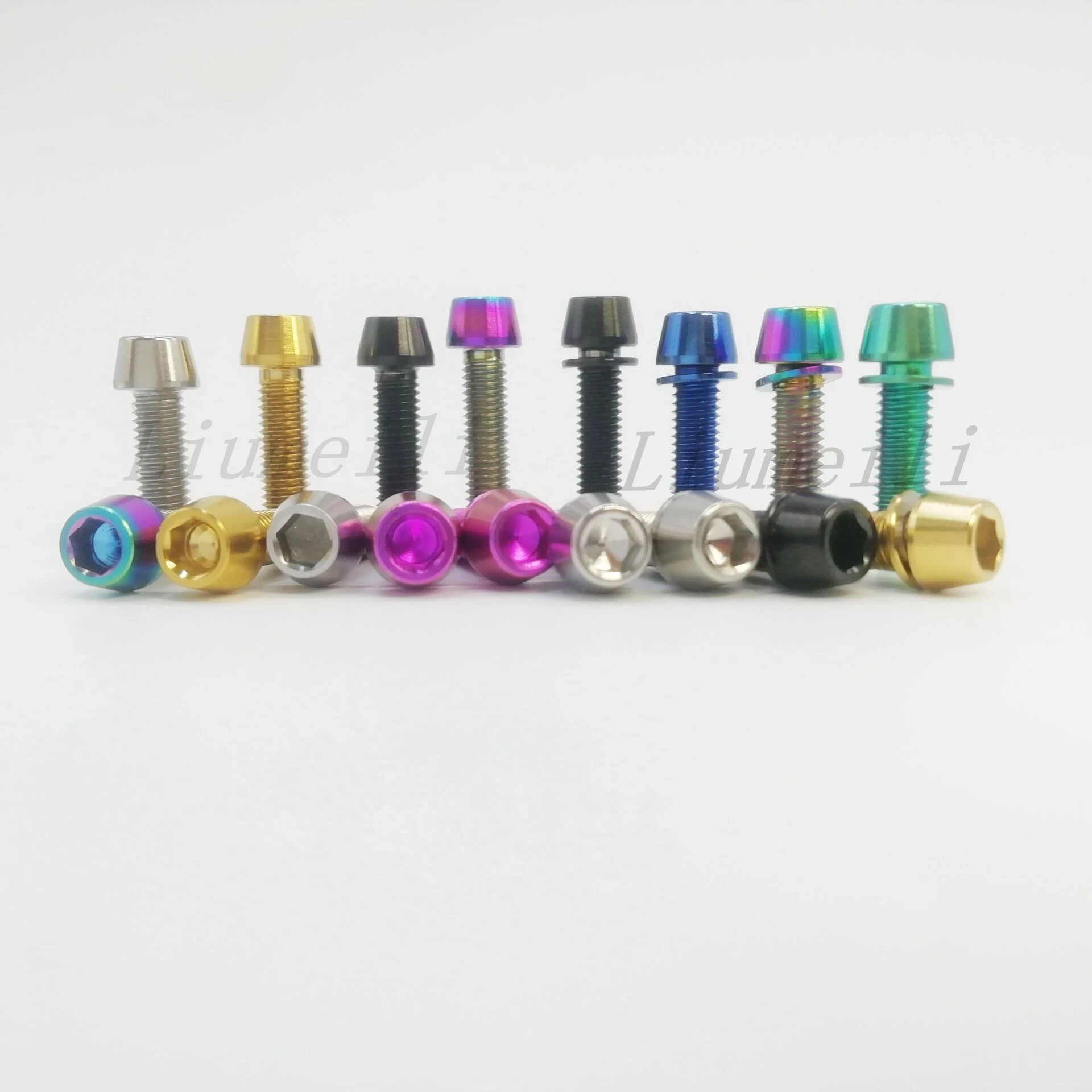 VeumeExisting-Titanium-Ti-Bolts-for-Bicycle-Allen-Key-Tapered-Screws ...