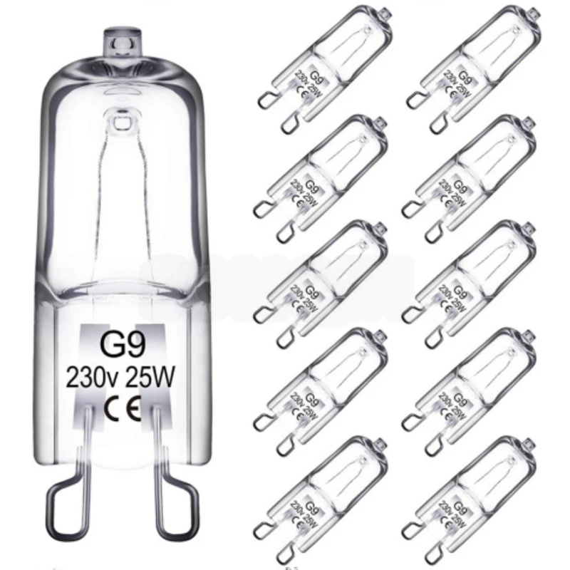 10PCS-40W-LED-Halogen-Lamp-Beads-220-230V-Indoor-Lighting-Bulb-G9-High ...