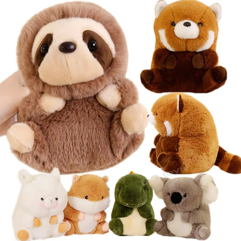 Soft Ferry Plush Baby Sloth Toy Stuffed Kawaii Roll Up Boby Red Panda ...