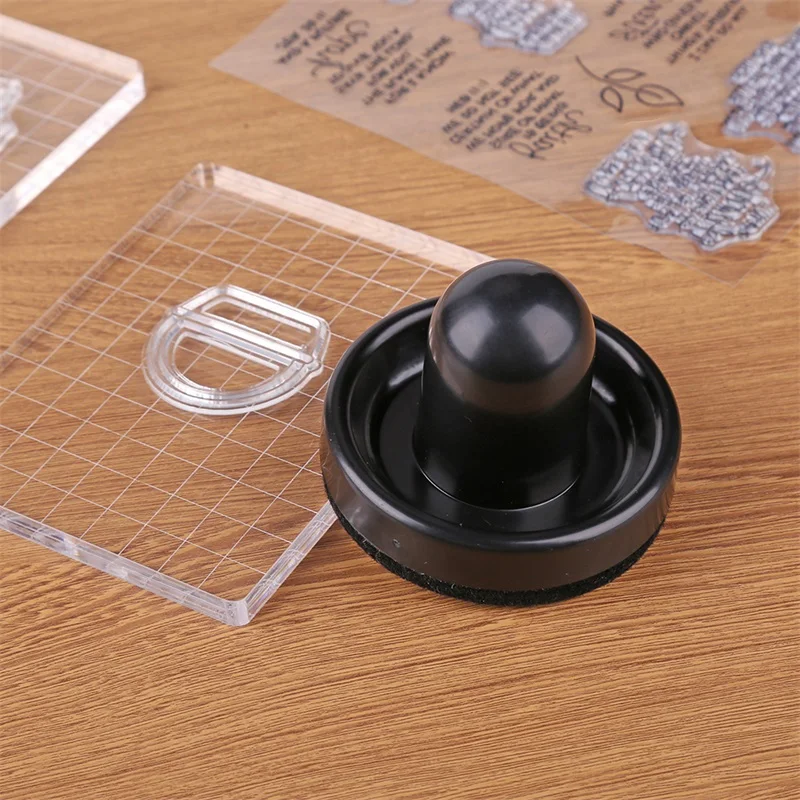 Acrylic Stamping Tool for Clear Stamps Scrapbooking Used To Put Even ...