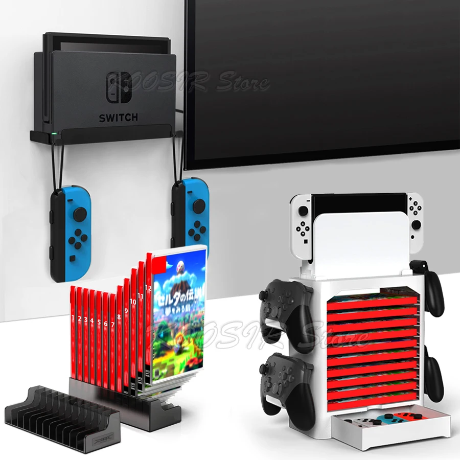 Nintend-Switch-OLED-Wall-Mount-Bracket-Storage-Stand-Nintendoswitch ...