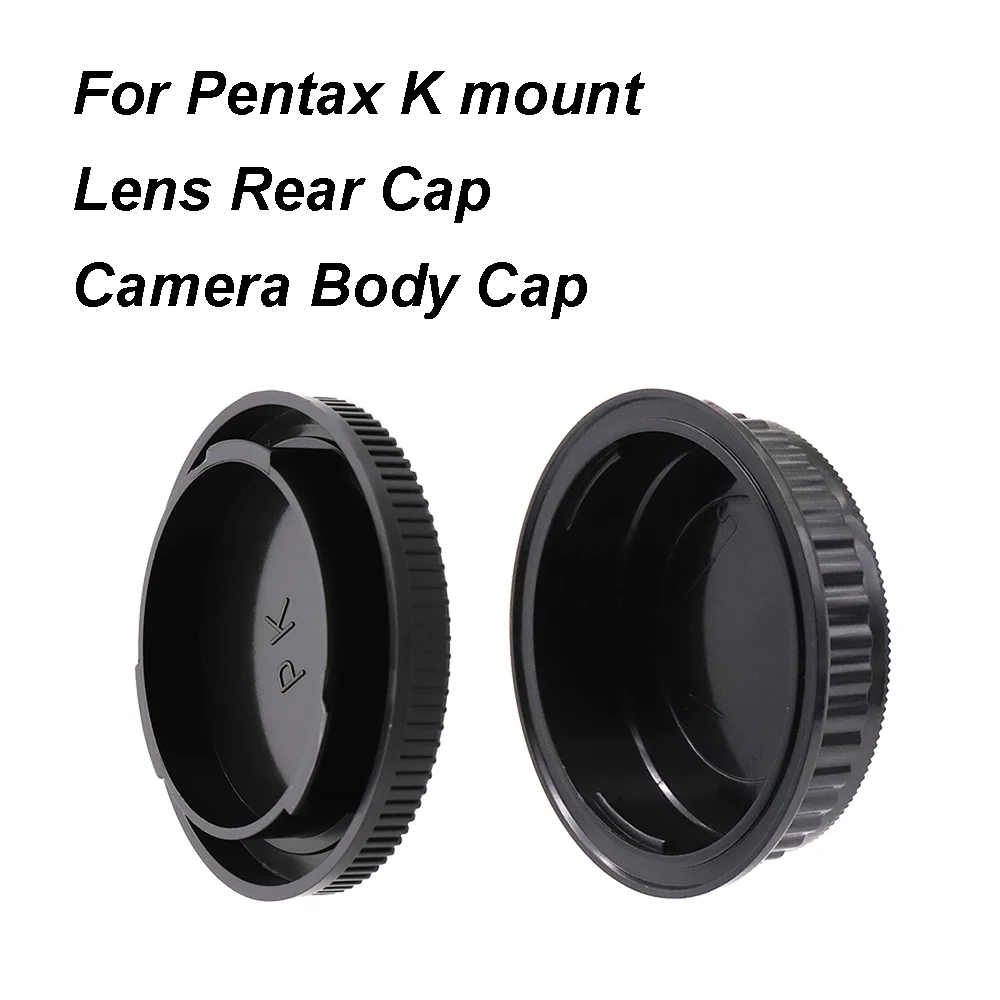 For-Pentax-PK-K-mount-Lens-Rear-Cap-or-Camera-Body-Cap-or-Cap-Set ...
