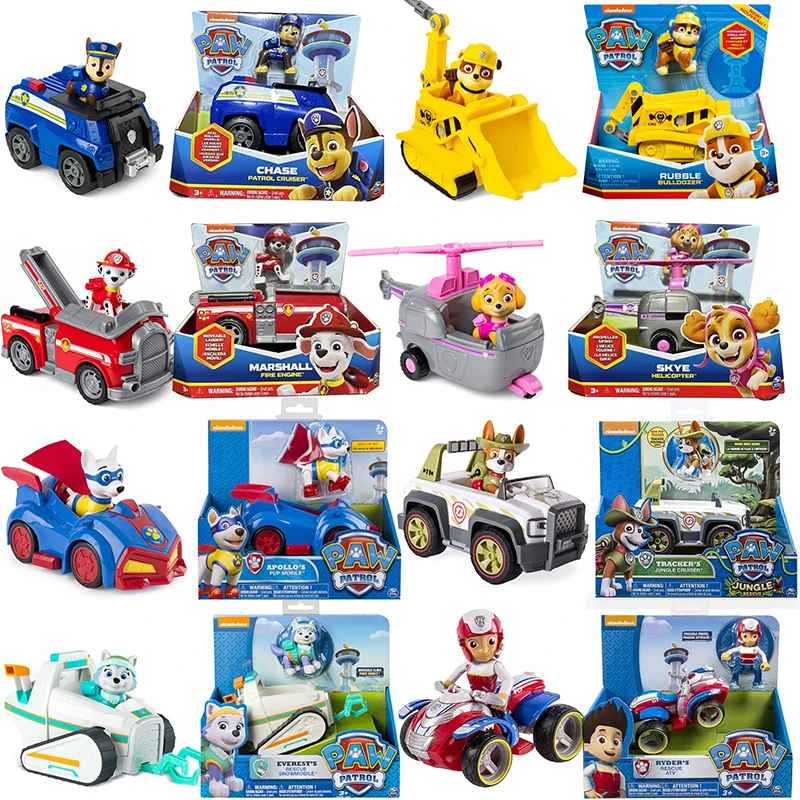 Spin-Master-Paw-Patrol-Figura-e-Ve-culo-para-Crian-as-Tracker-Toy ...