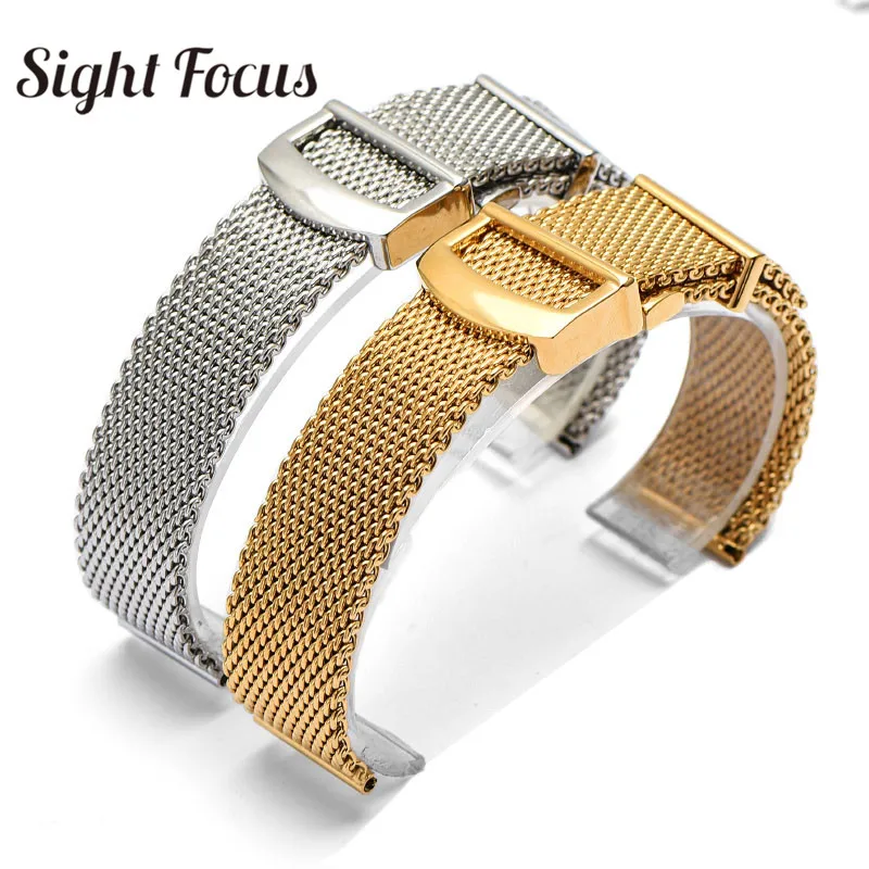 20mm-22mm-Milanese-Mesh-Stainless-Steel-Watchband-for-IWC-Portofino ...