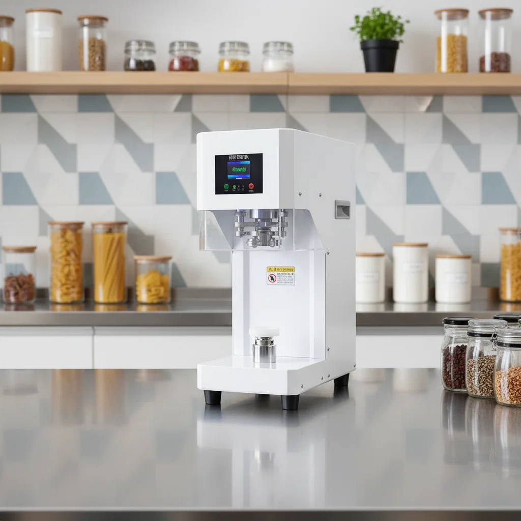 New Product Automatic Non-rotating Can Sealing Machine Soda Cake ...