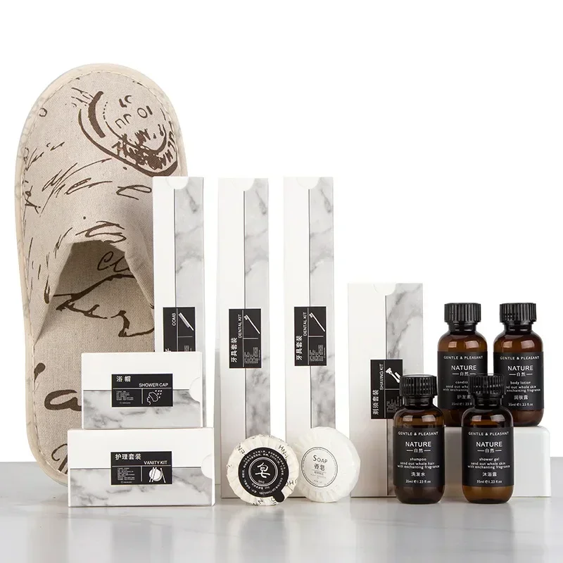 Marble Series Star Hotel Guest House Guest Room Disposable Toiletries ...