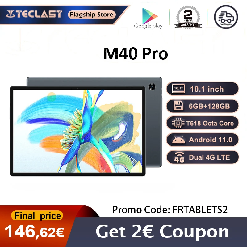 Teclast M40 Pro 10.1 Tablet Tablet Tablet 1920x1200 6gb Ram 128gb Rom ...