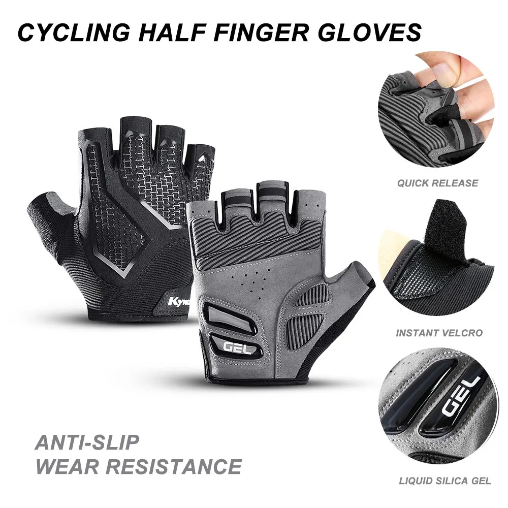 Cycling-Half-Finger-Gloves-MTB-Road-Anti-Slip-Shock-Proof-Bike-Gloves ...