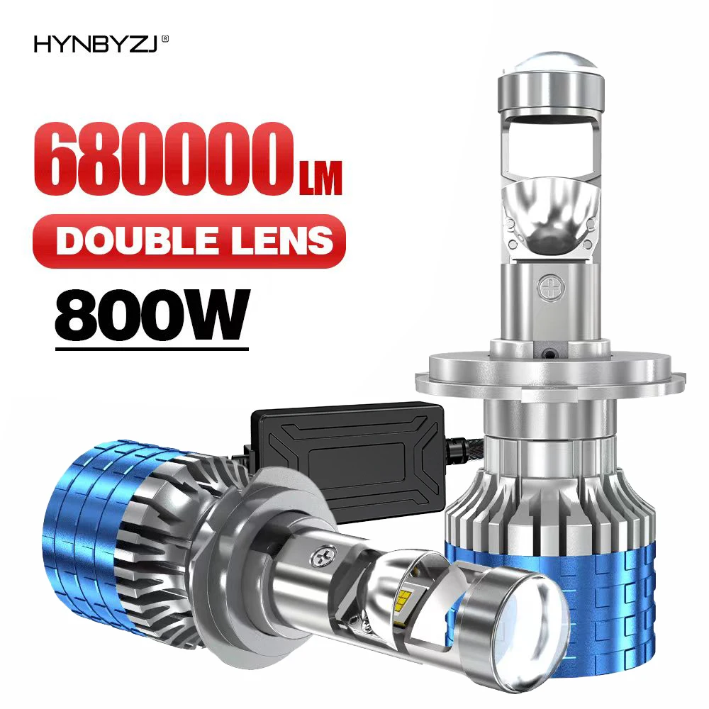 HYNBYZJ-800W-H7-H4-LED-Headlight-Mini-Lens-Projector-H9-H11-9005-9006 ...