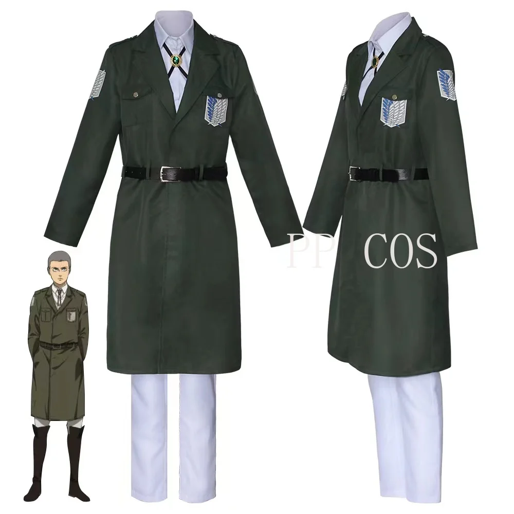 Attack on Titan Cosplay Costume Green Cloak Investigation Corps Full ...