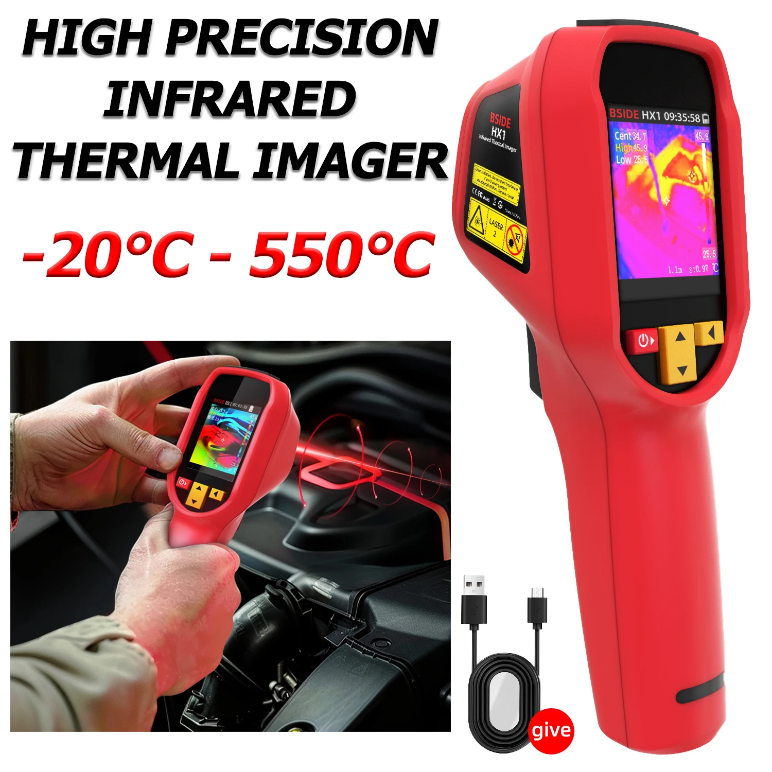 20-550C-Infrared-Thermal-Imager-Industrial-Thermal-Camera-Infrared ...