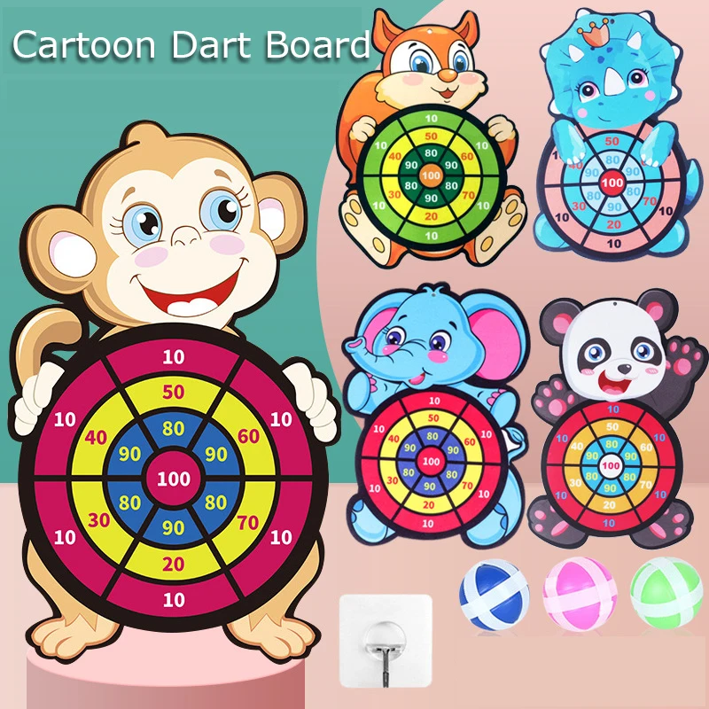 Sticky Ball Dart Board Target Sports Game Toys For Children Outdoor ...