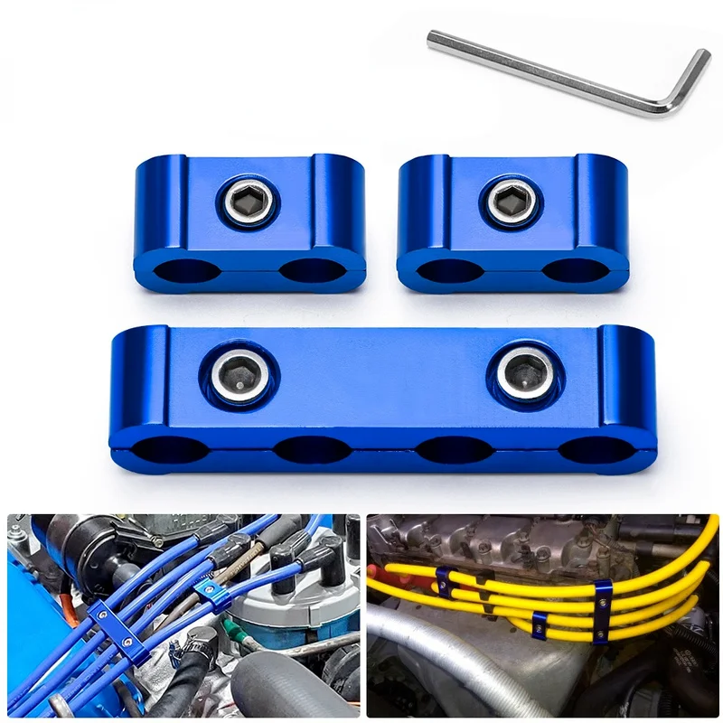 1 Set Car Spark Plug Electrical Wire Clamp Separator Line Ignition ...