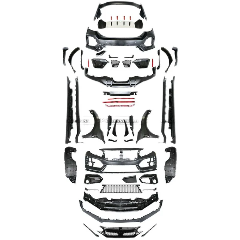 SAAR Compatible with Honda Civic 10th Generation Hatchback FK7 Type R ...