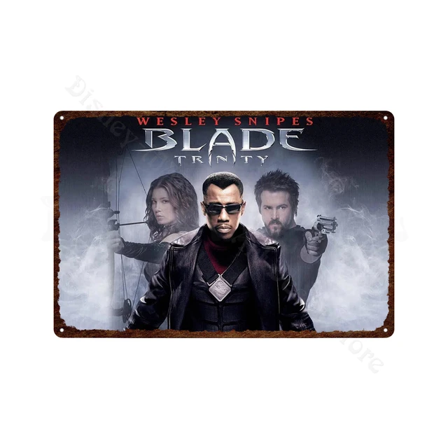 Tin Sign Blade Movie Poster Wesley Snipes Vintage, 46% OFF