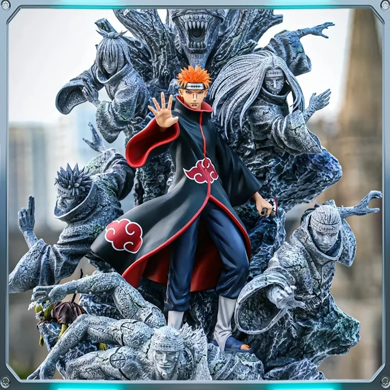 Anime-Naruto-Shippuden-GK-Dor-Action-Figures-Cole-o-Modelo-PVC-Akatsuki ...