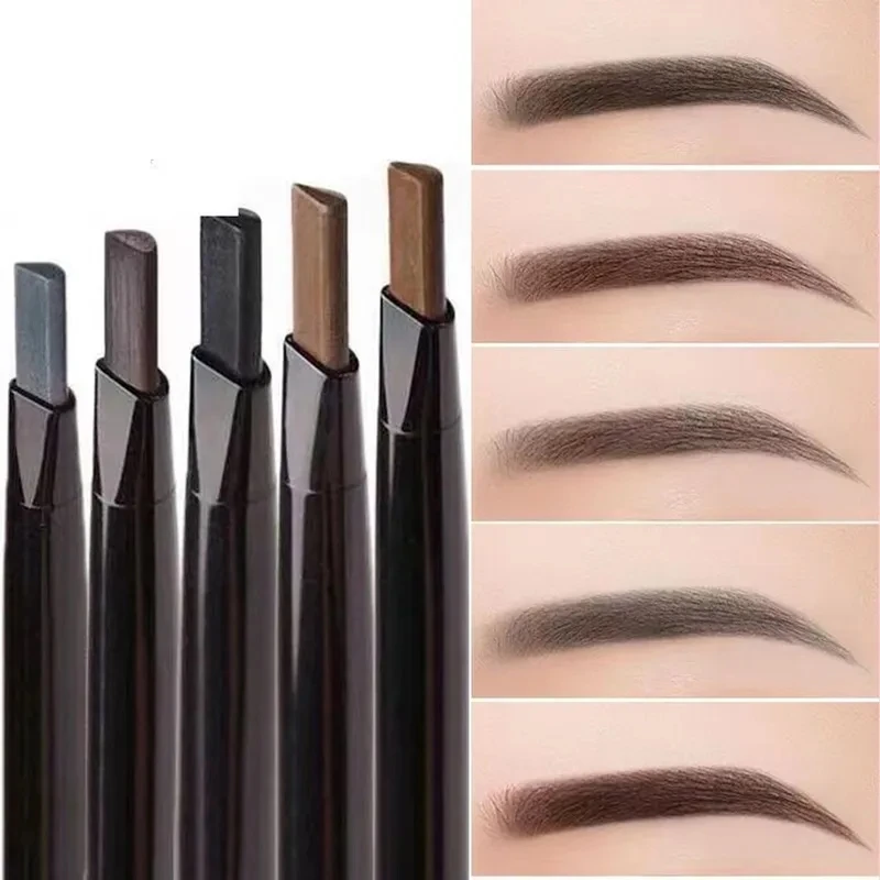 5-Color-Double-Ended-Eyebrow-Pencil-Waterproof-Long-Lasting-No-Blooming ...